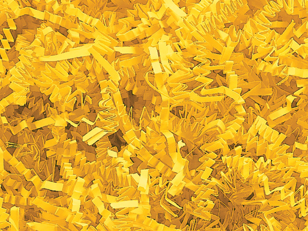 1 lb. Bag Yellow Crinkle Paper